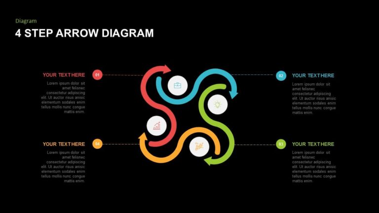 Free Arrow diagram PowerPoint templates and Google Slides