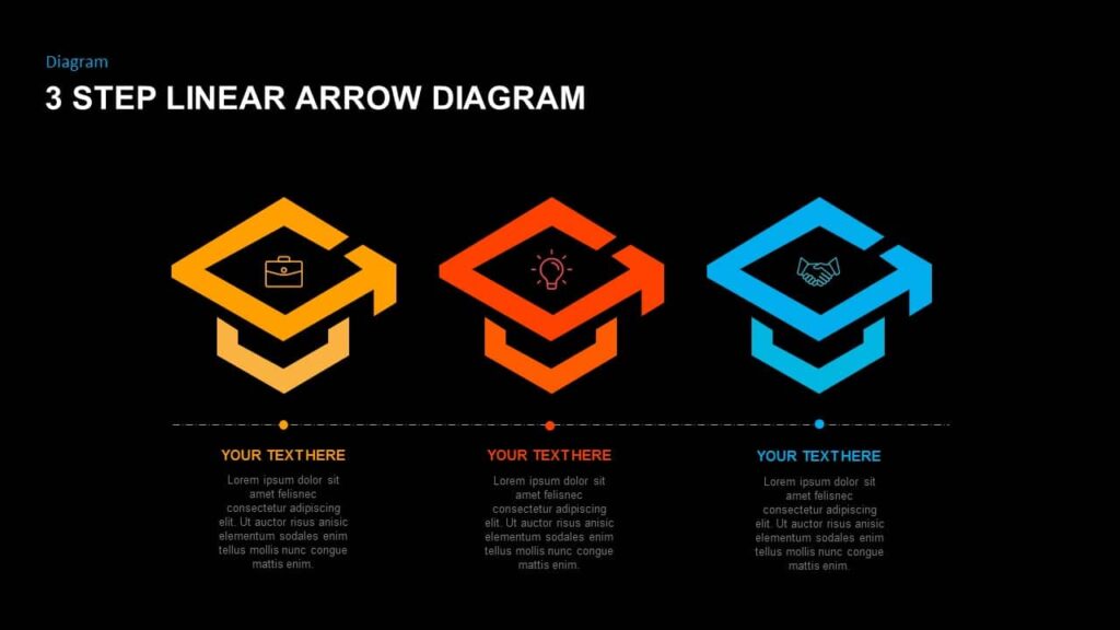 Free Arrow diagram PowerPoint templates and Google Slides