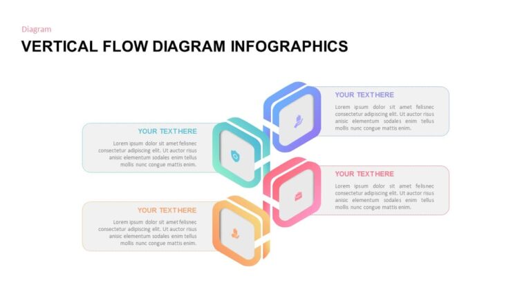 Free Vertical PowerPoint Flow Diagram & Google Slides