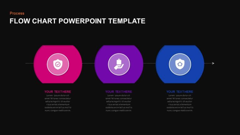 Free Horizontal Flow Diagram for PowerPoint and Google Slides