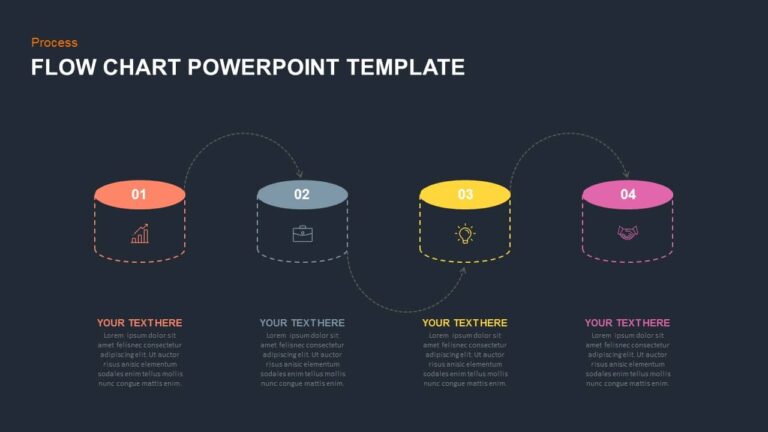 Free Simple Flowchart Diagram in PowerPoint and Google Slides