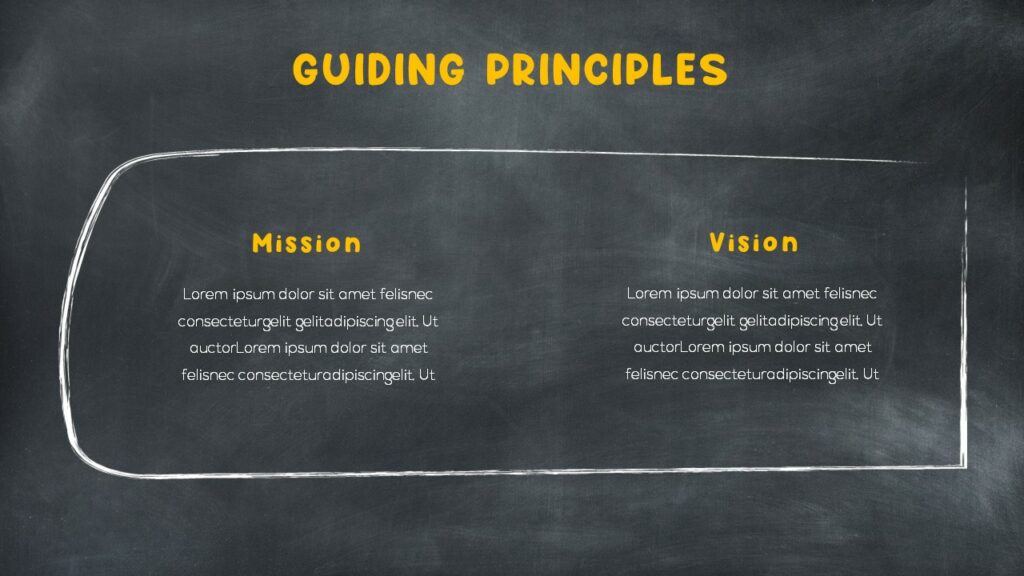 Free Animated Chalkboard Education Deck Google Slides Templates