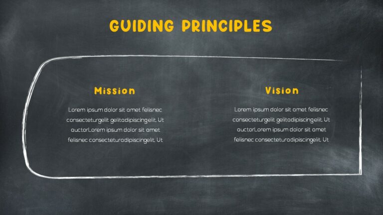 Free Animated Chalkboard Education Deck Google Slides Templates