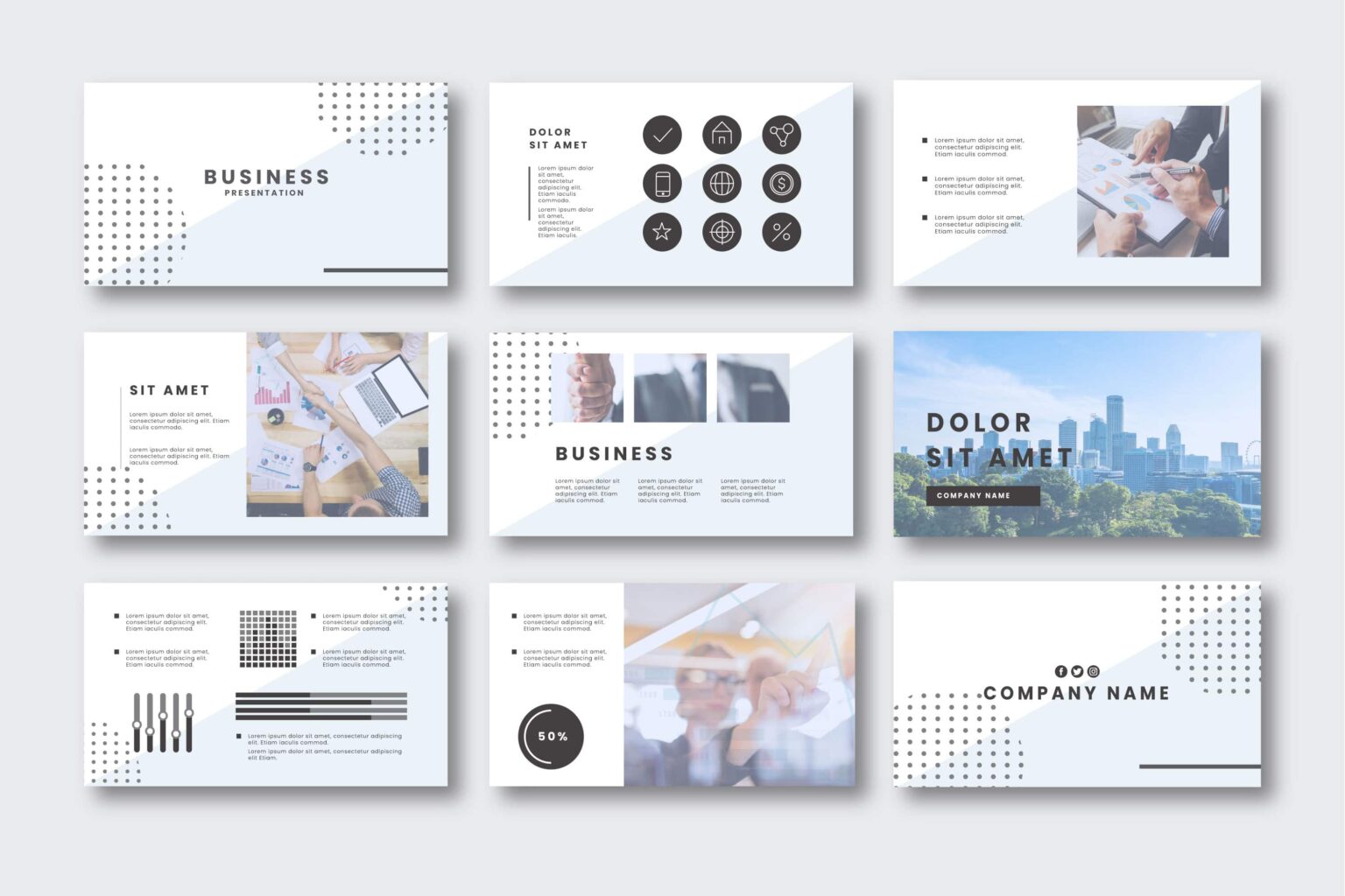 15 Free Professional Google Slides for Project Presentation