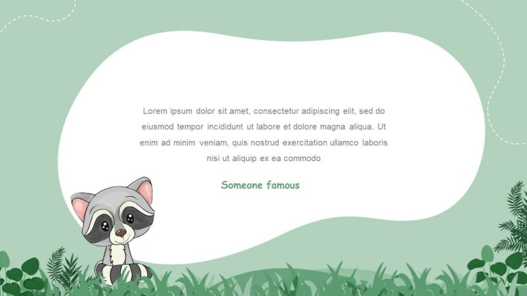 Free Animated Zoo Animal Google Slides and PowerPoint Templates