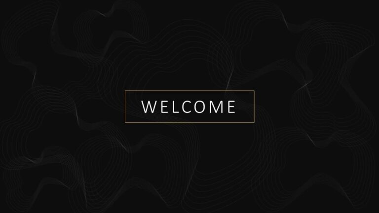 Free Google Welcome Slide and PowerPoint Template