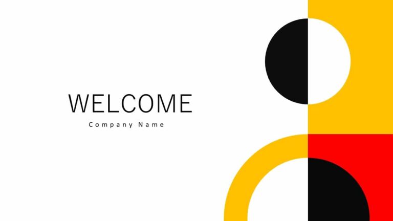 Free Google Welcome Slide and PowerPoint Template