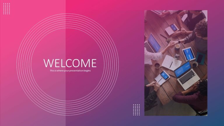 Free Google Welcome Slide and PowerPoint Template