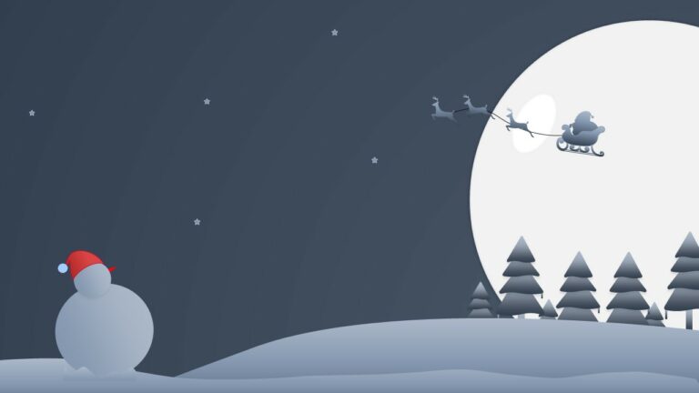 Free Google Slides Christmas Background PowerPoint Template