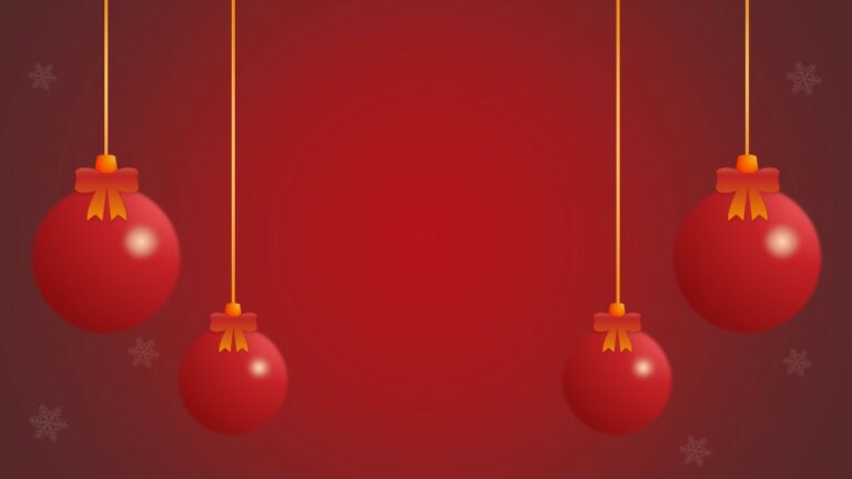 Free Google Slides Christmas Background PowerPoint Template