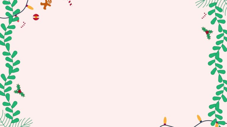 Free Google Slides Christmas Background PowerPoint Template