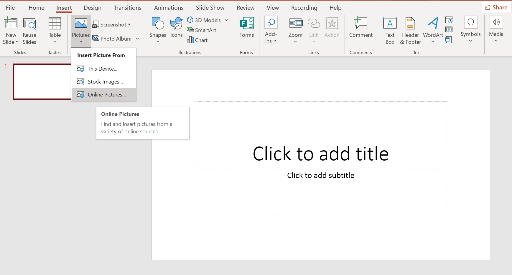 How to Add GIFs in PowerPoint