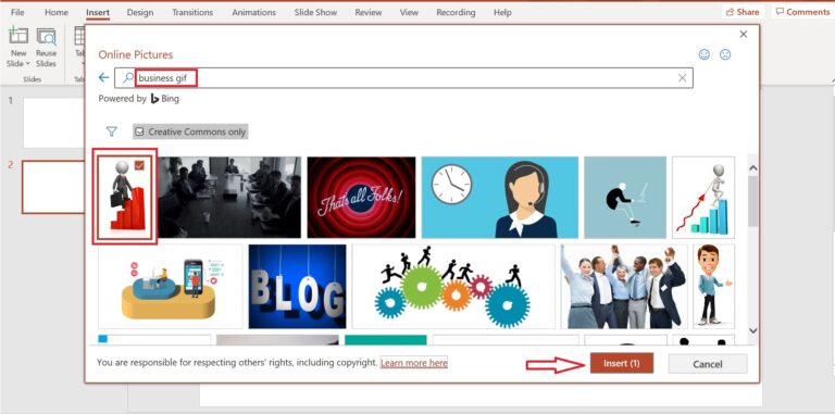 How to Add GIFs in PowerPoint