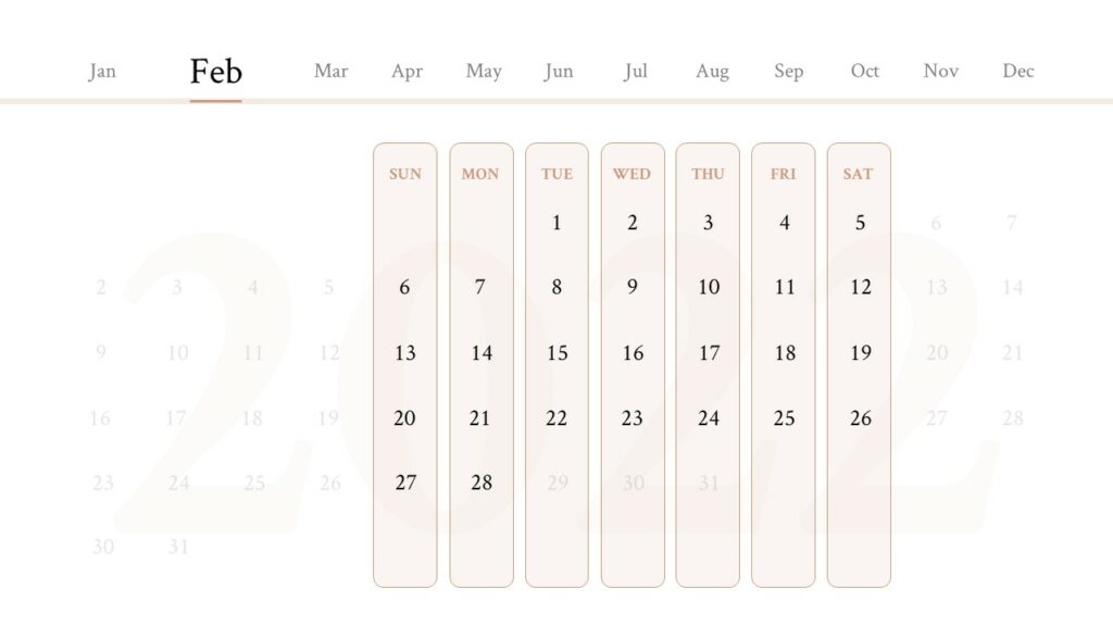 Free Interactive 2022 PowerPoint Calendar