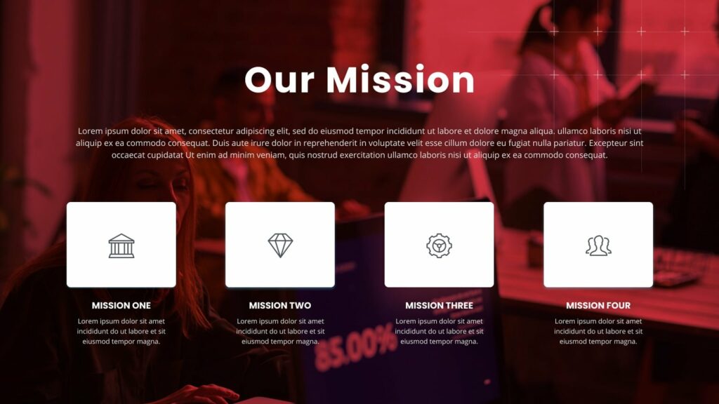 Free Figma Zeon Company Profile Template