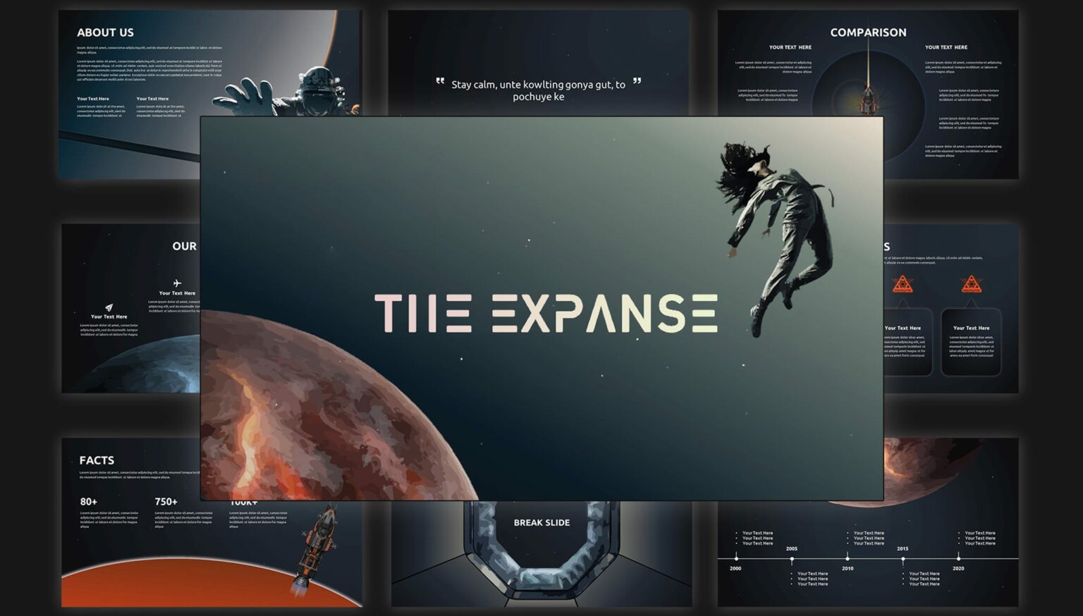 The Expanse Theme Free Google Slides & PowerPoint Template