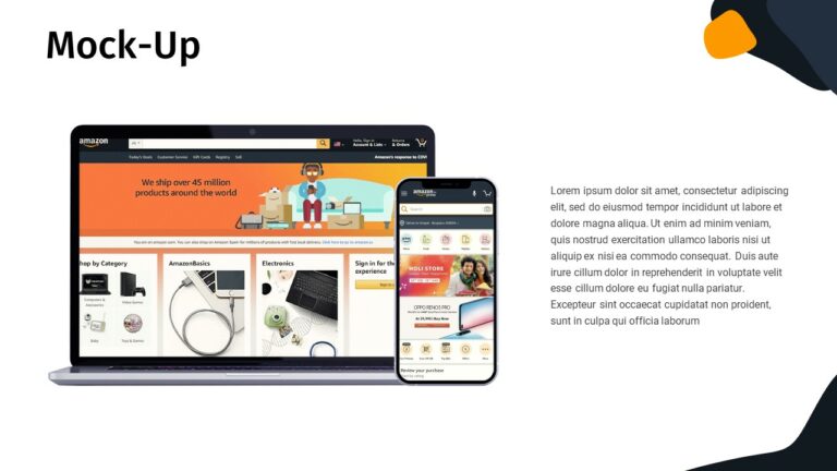 Editable Amazon PowerPoint Template and Google Slides - Free Download