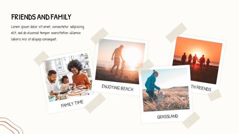 Free Google Slides Interactive Photo Album Template PowerPoint