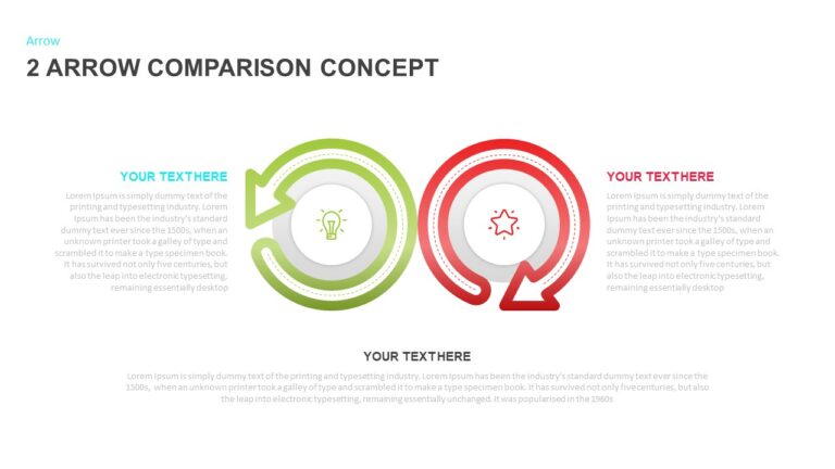 Free Google Slides Arrow Shapes PowerPoint Template