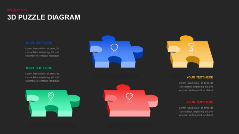 Free Google Slides Puzzle Shapes PowerPoint Template