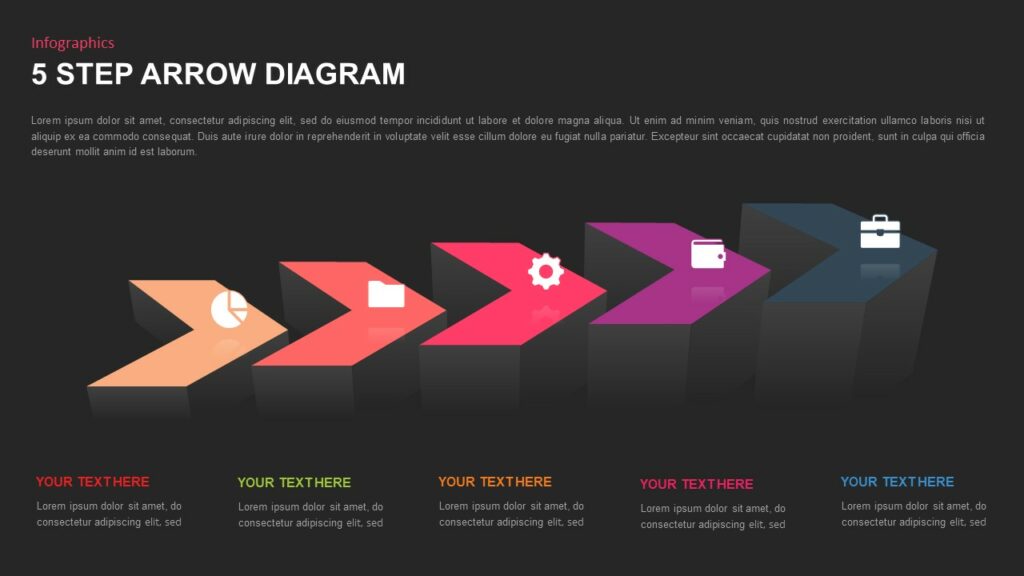 Free Google Slides Arrow Shapes PowerPoint Template
