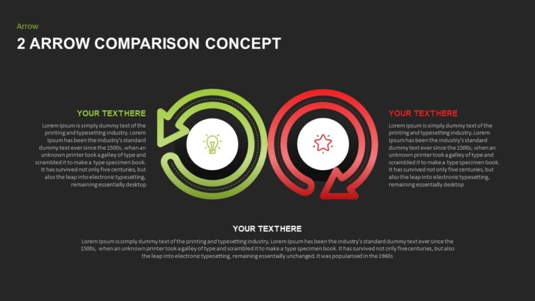 Free Google Slides Arrow Shapes PowerPoint Template