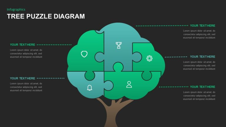 Free Google Slides Puzzle Shapes PowerPoint Template