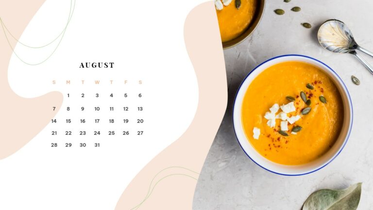 Free Google Slides Food Calendar 2022 PowerPoint Template