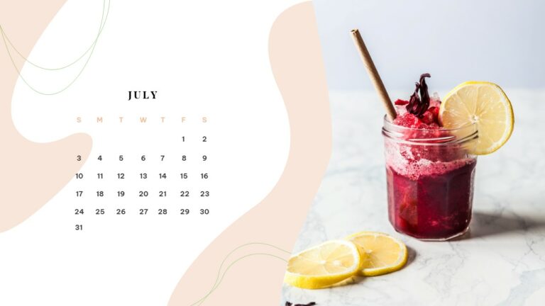 Free Google Slides Food Calendar 2022 PowerPoint Template