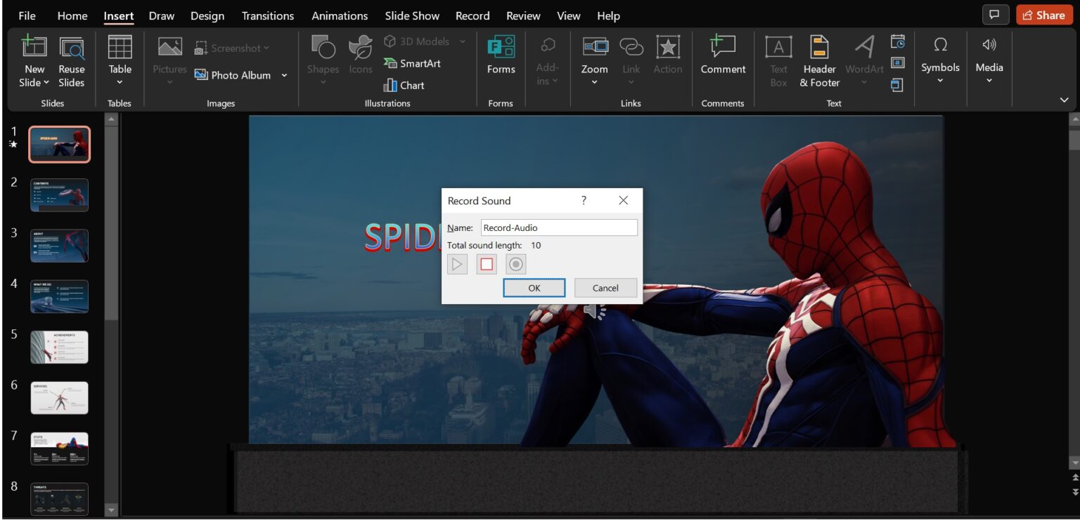Guide on How to Add, Record and Edit Audio in PowerPoint