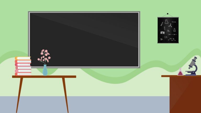 Free Google Slides Virtual Classroom Background PowerPoint Template