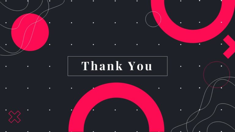 Free Creative Thank You Google Slides and PowerPoint Template