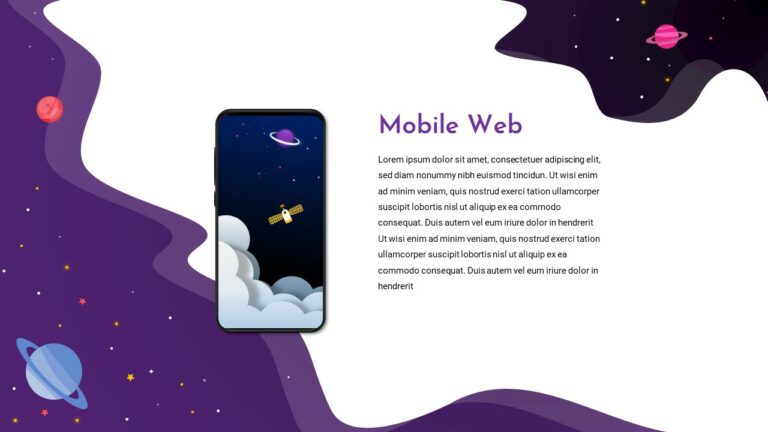 Free Galaxy Aesthetic Google Slides and PowerPoint Template