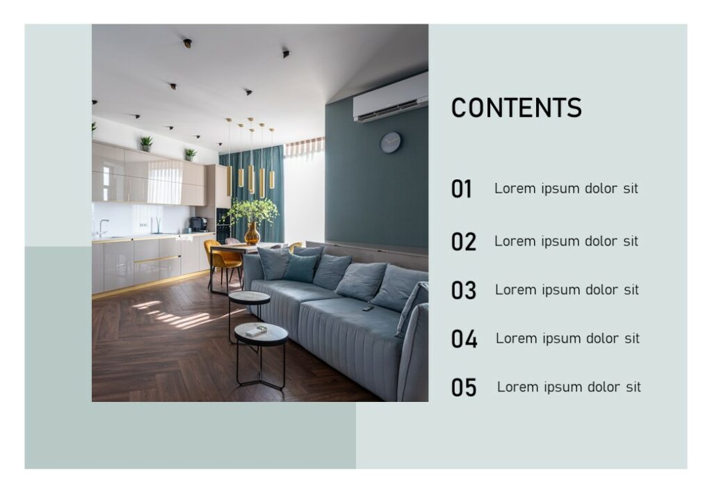 Free Google Slides Interior Design Presentation Template PowerPoint