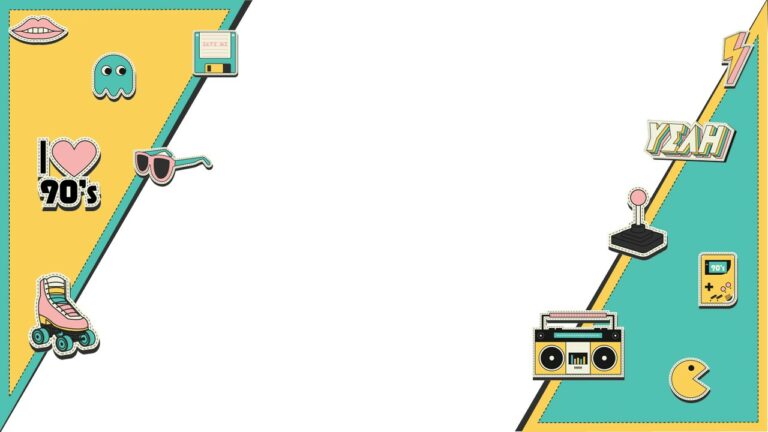 Free 90s Background PowerPoint Template and Google Slides