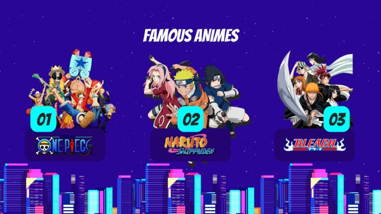Free anime templates PowerPoint and Google Slides