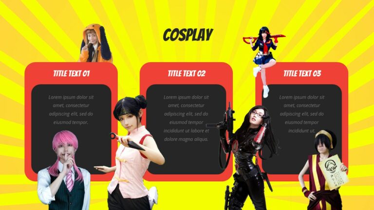 Free anime templates PowerPoint and Google Slides