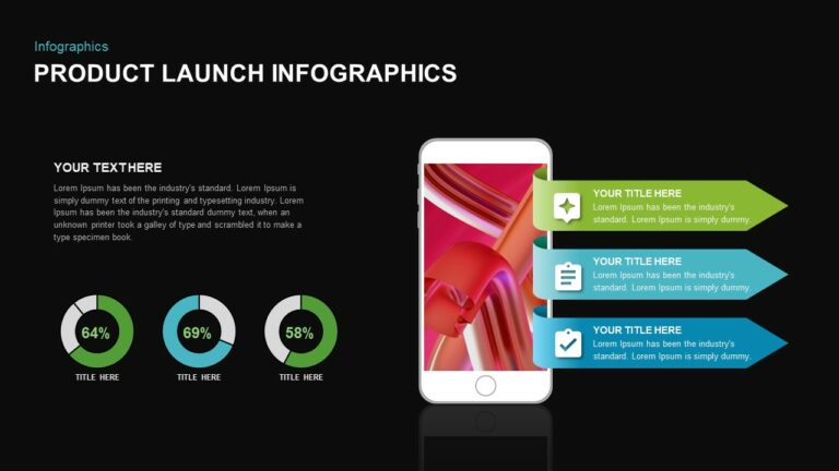 Free Product Launch Infographics PowerPoint Template and Google Slides