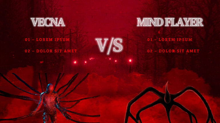 Free Stranger Things PowerPoint Template and Google Slides