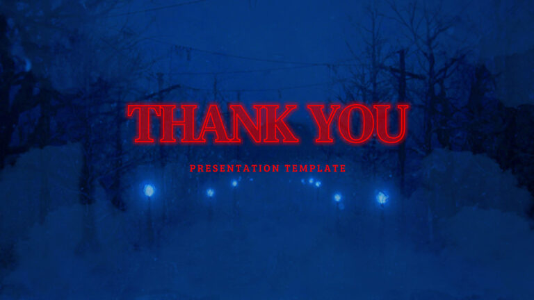 Free Stranger Things PowerPoint Template and Google Slides