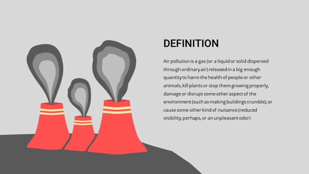 Free Air Pollution PPT Template and Google Slides