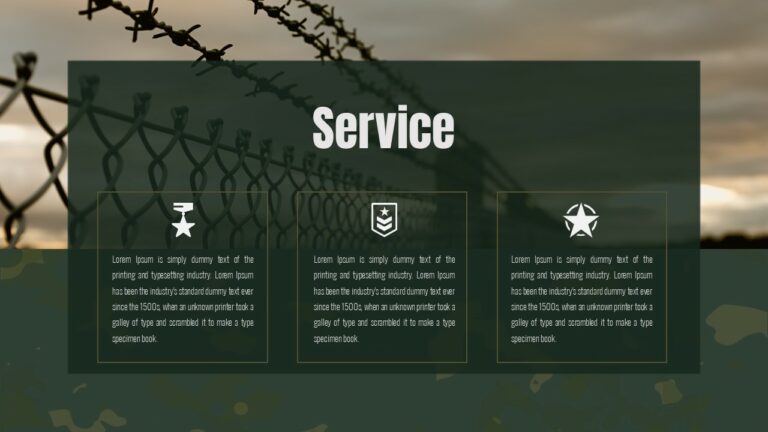 Free Army PowerPoint Template and Google Slides
