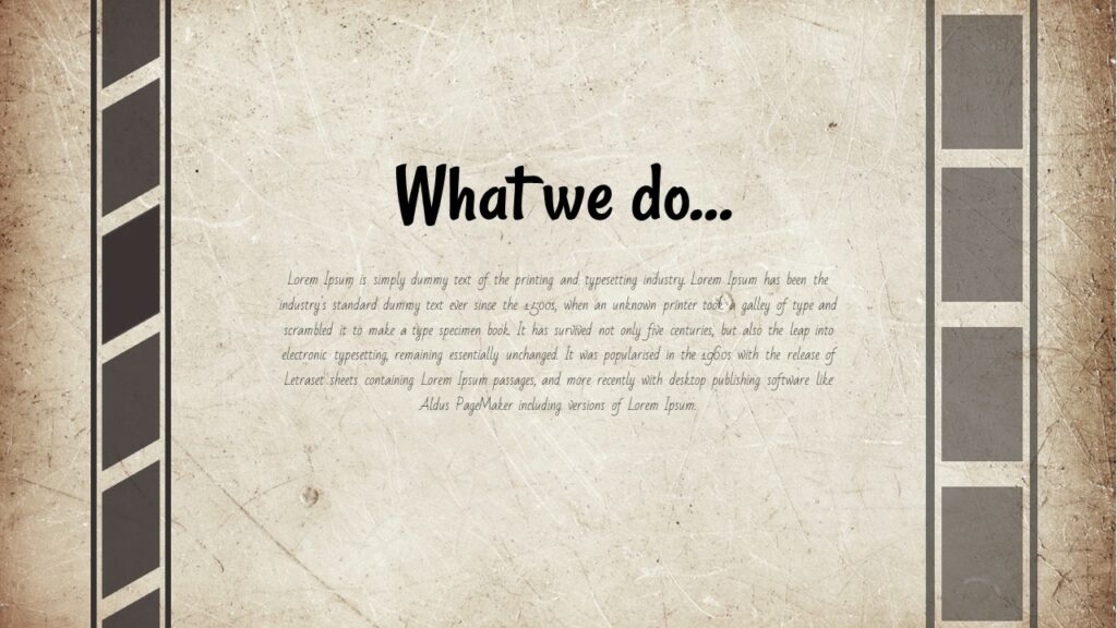 Free Google Slides Vintage Theme PowerPoint Template