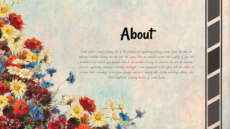 Free Google Slides Vintage Theme PowerPoint Template