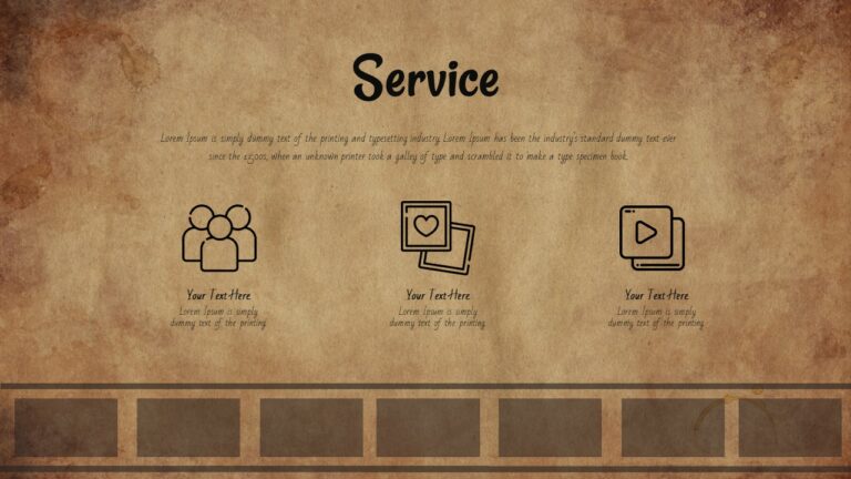 Free Google Slides Vintage Theme PowerPoint Template