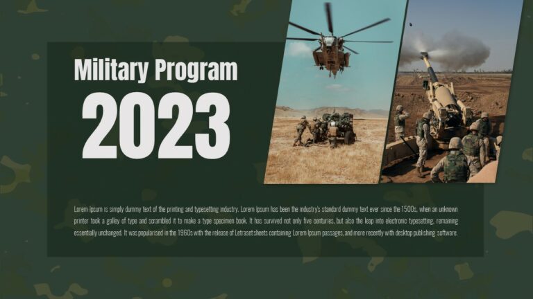 Free Army PowerPoint Template and Google Slides