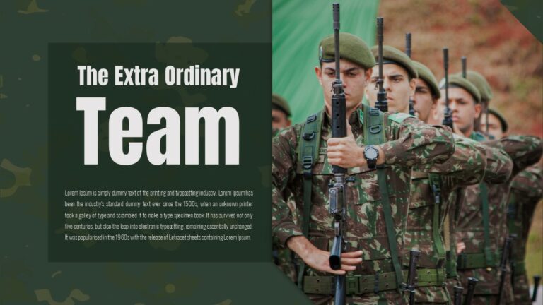 Free Army PowerPoint Template and Google Slides