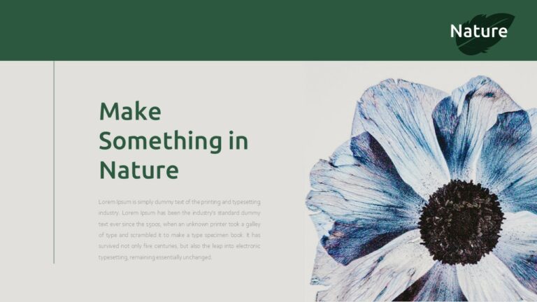 Free Nature PowerPoint Template and Google Slides