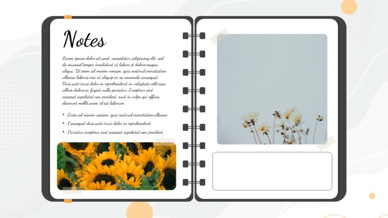 Free Reading Journal Template PowerPoint & Google Slides