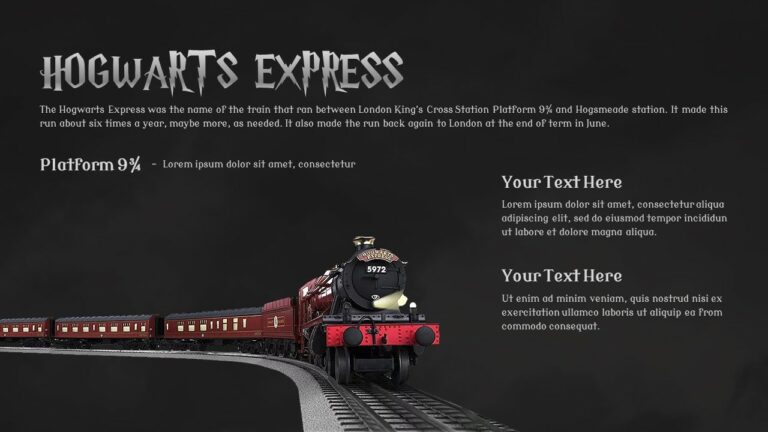 Free Animated Harry Potter Template PowerPoint & Google Slides